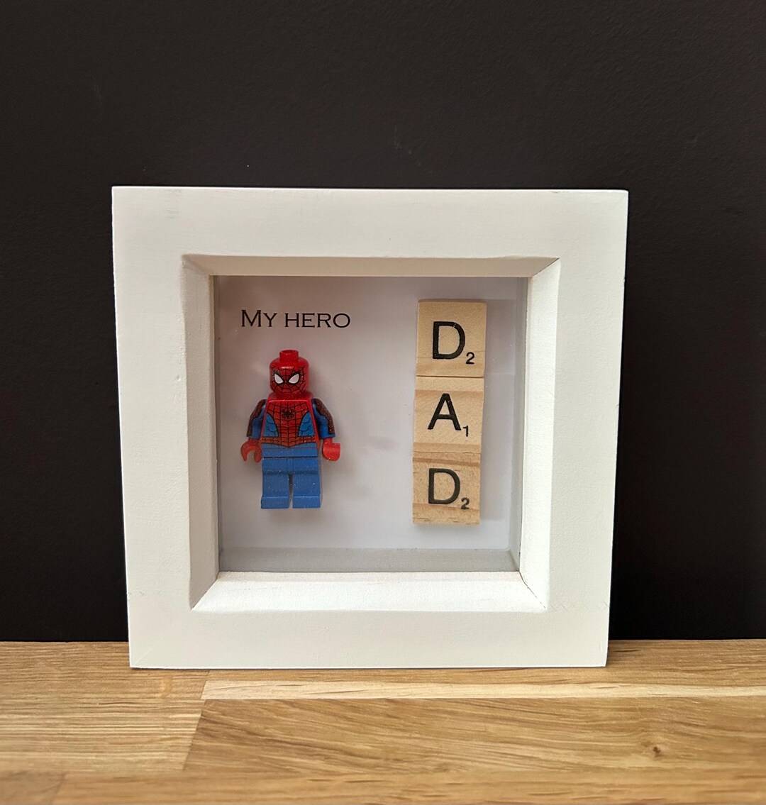 Superhero Dad Scrabble Tile Gift Frame 7.5cmx7.5cm - Etsy