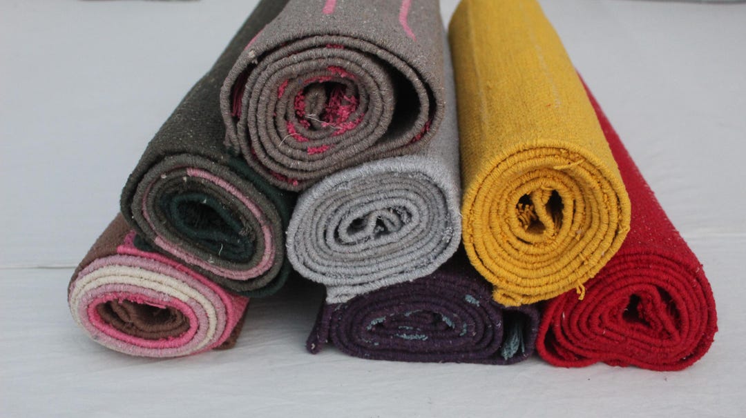 Organic Herbal Cotton Yoga Mat – Handmade, Ecofriendly, Meditation ...