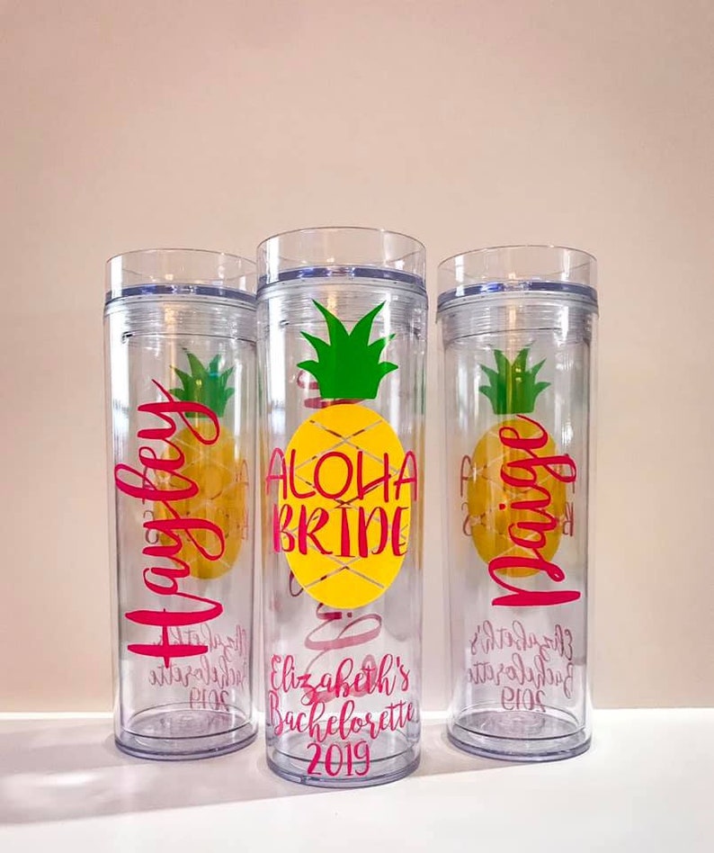 Aloha Bride Cup Aloha Beaches Cup Pineapple Bride Aloha | Etsy