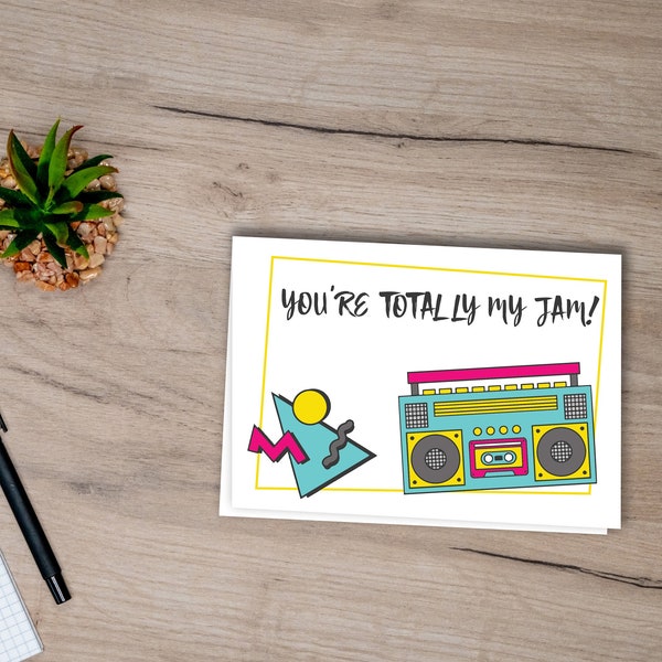 Boombox Card - Etsy