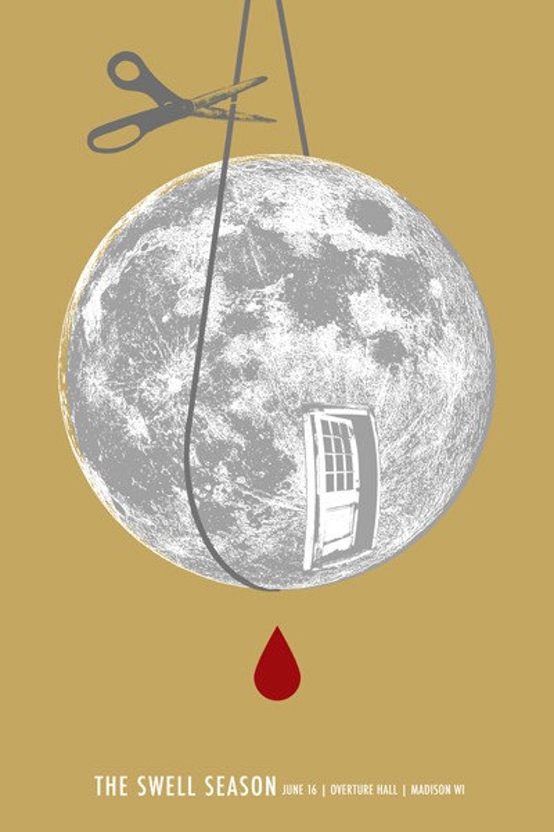 The Swell Season Gig Poster- Screen Printed, Limited Edition - Etsy