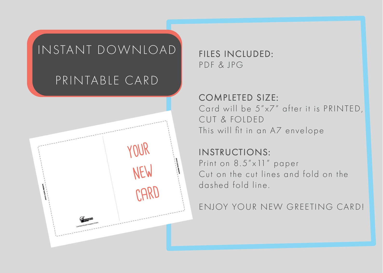 Printable Card for Any Occasion, Good Luck Card, Troll, Printable Card ...