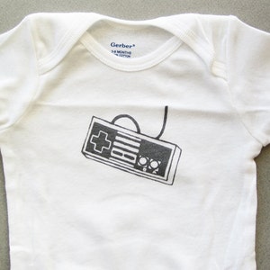 Original Nintendo Controller Print Onesie- Short Sleeve 3-6 Months - Etsy