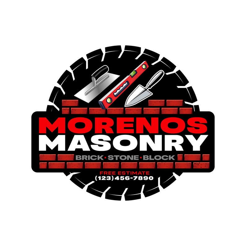 Custom Masonry Branding for Builders & Contractors | Construction Logo ...