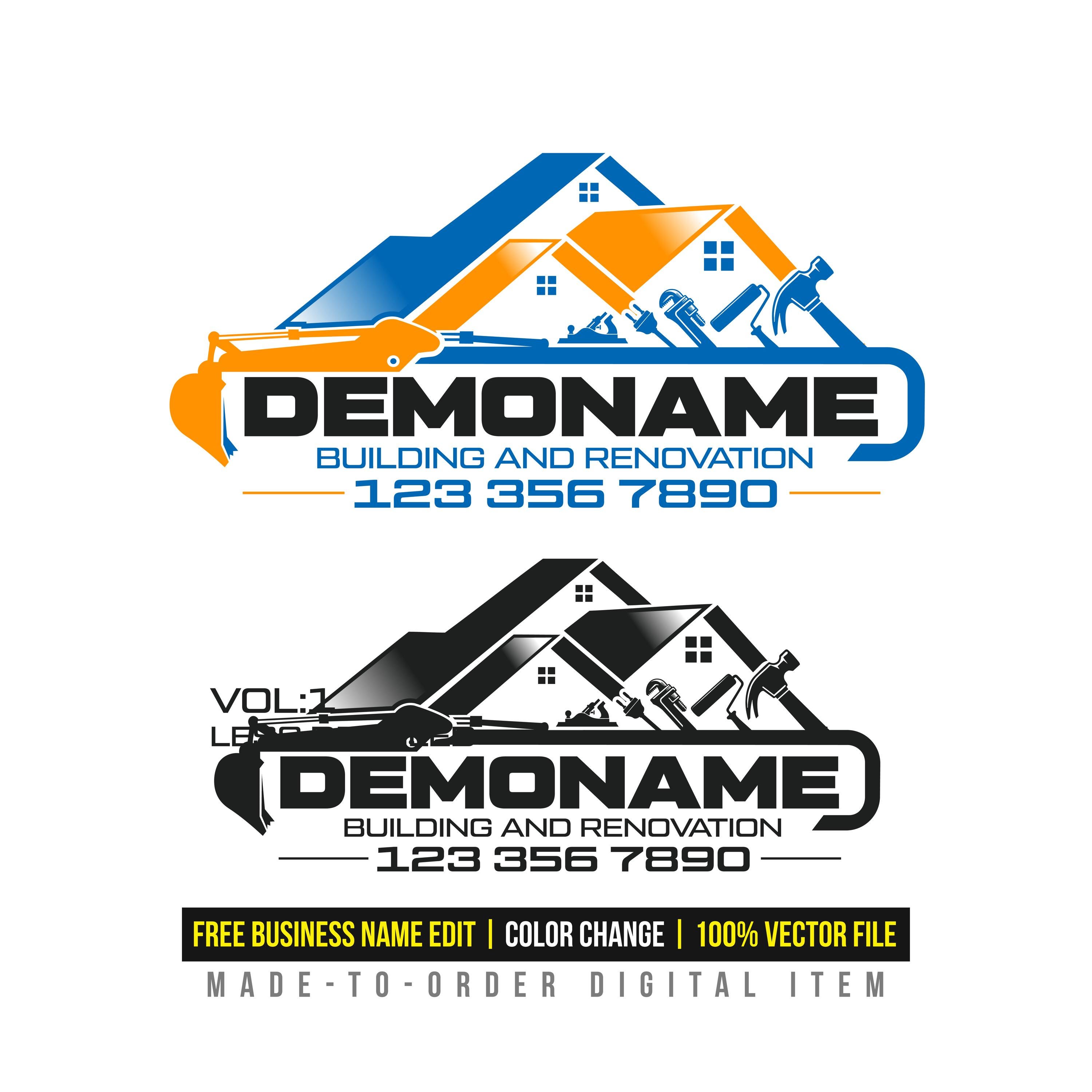 Restoration & Construction Branding | Patriotic USA Contractor Business ...