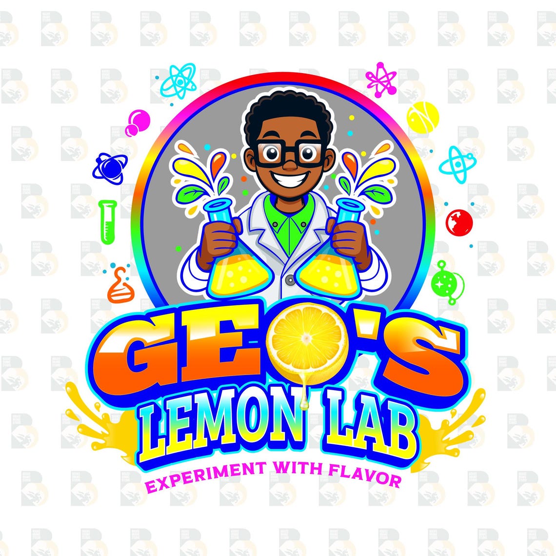 Custom Lemonade Stand Logo Design: Fun Branding for Kids (digital Files ...
