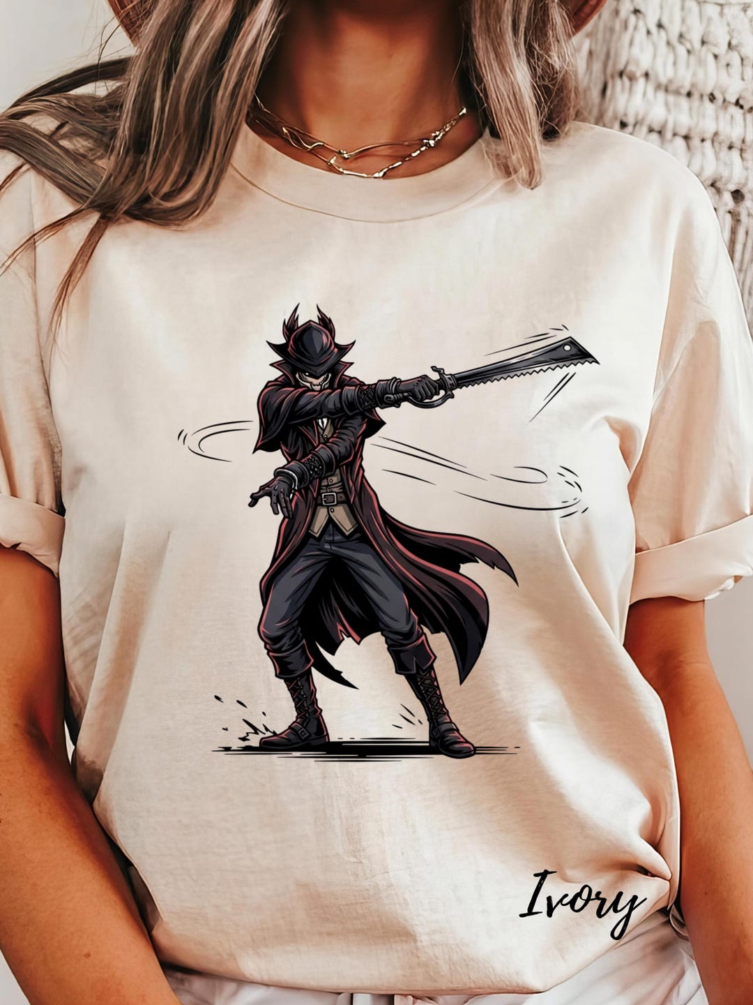 Bloodborne Hunter Shirt: Retro Horror Game Tee - Etsy