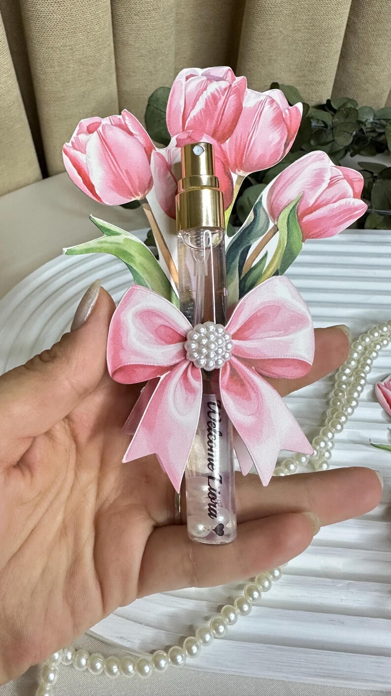 Personalized Mini Perfume Party Favor, Custom Name Baby Shower Birthday ...