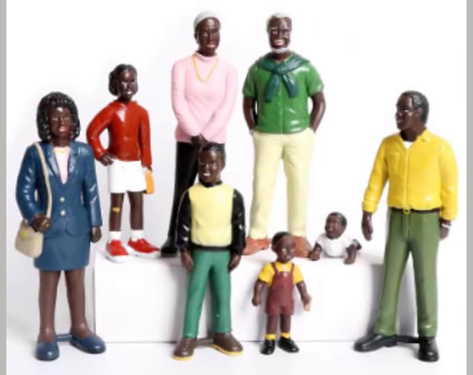 1:48 Scale Miniature People | Multicultural O Scale Figures - Museum of ...