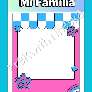 Mi Familia Family Tree Activity Pages: Printable Drawing Template - Etsy