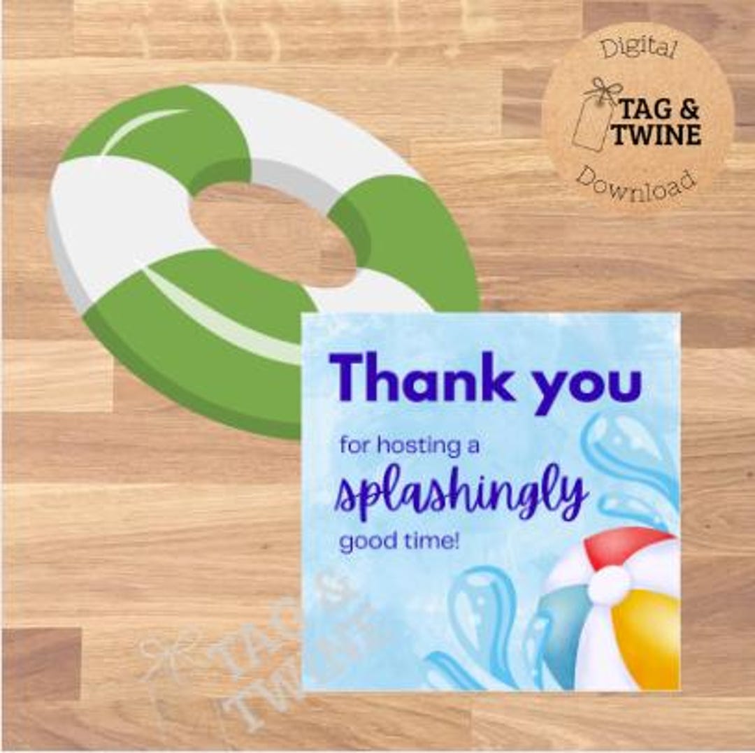 Pool Party Host | DIGITAL DOWNLOAD | Hostess Gift | Hosting | Summer ...