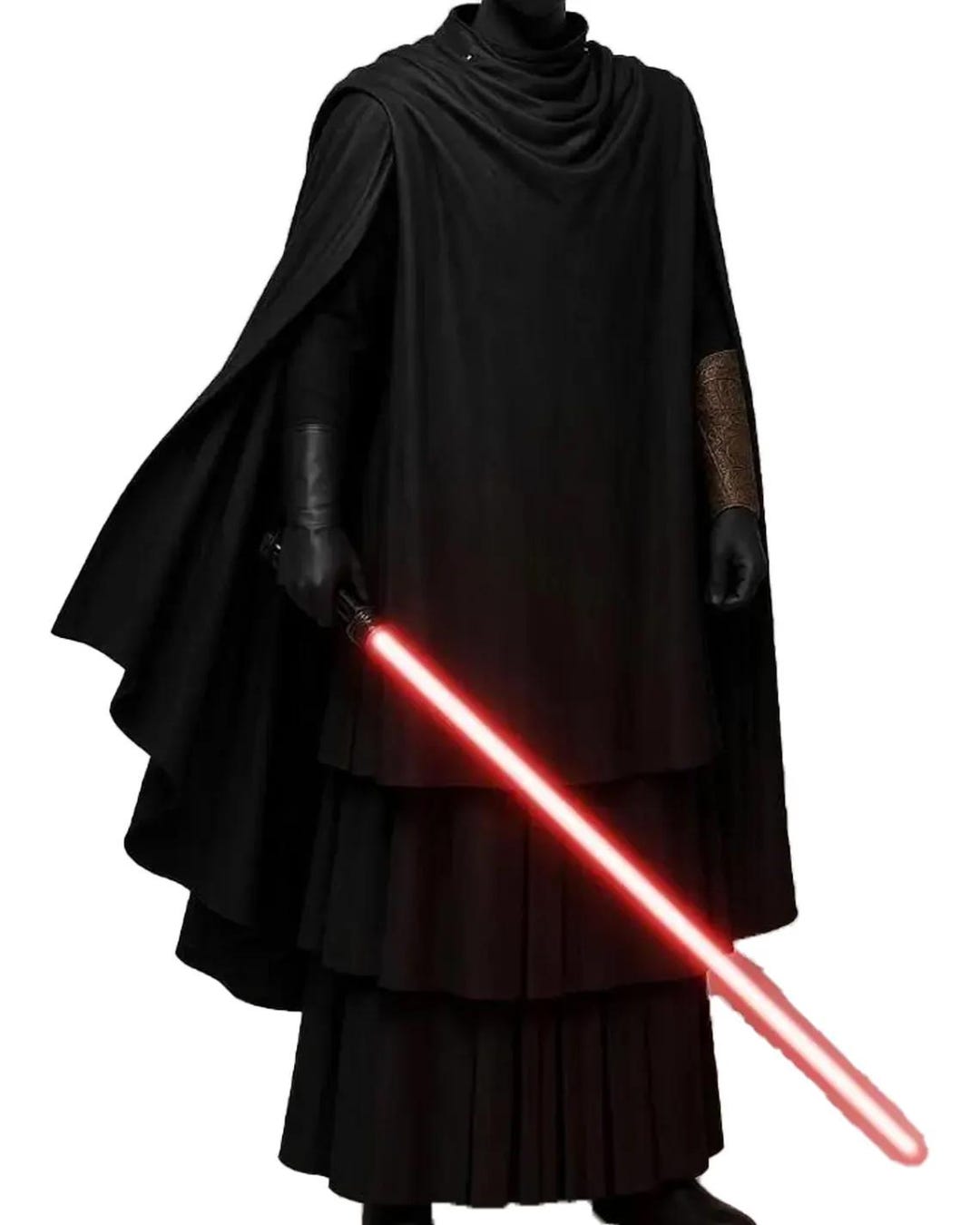 The Stranger Cosplay Costume | Star Wars Acolyte Sith Robe & Cape ...