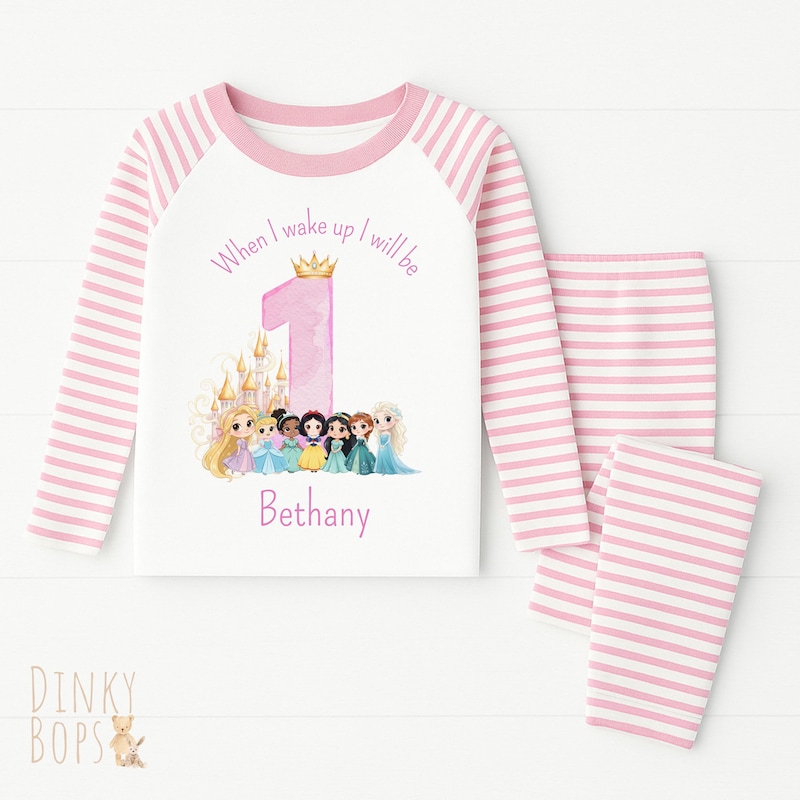Princess Matching Pyjamas - Etsy UK