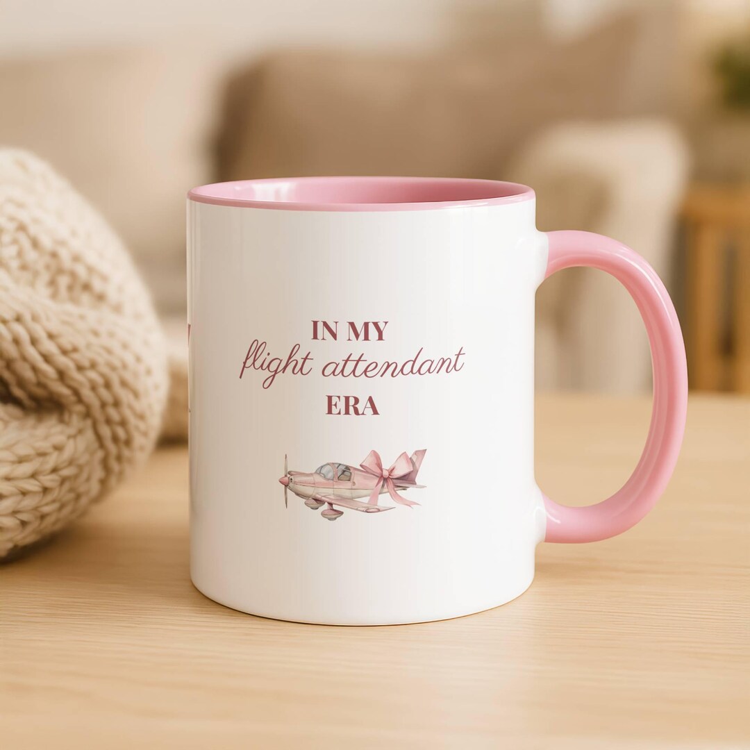 Personalised Flight Attendant Gift: Coffee Mug for Cabin Crew, Custom ...