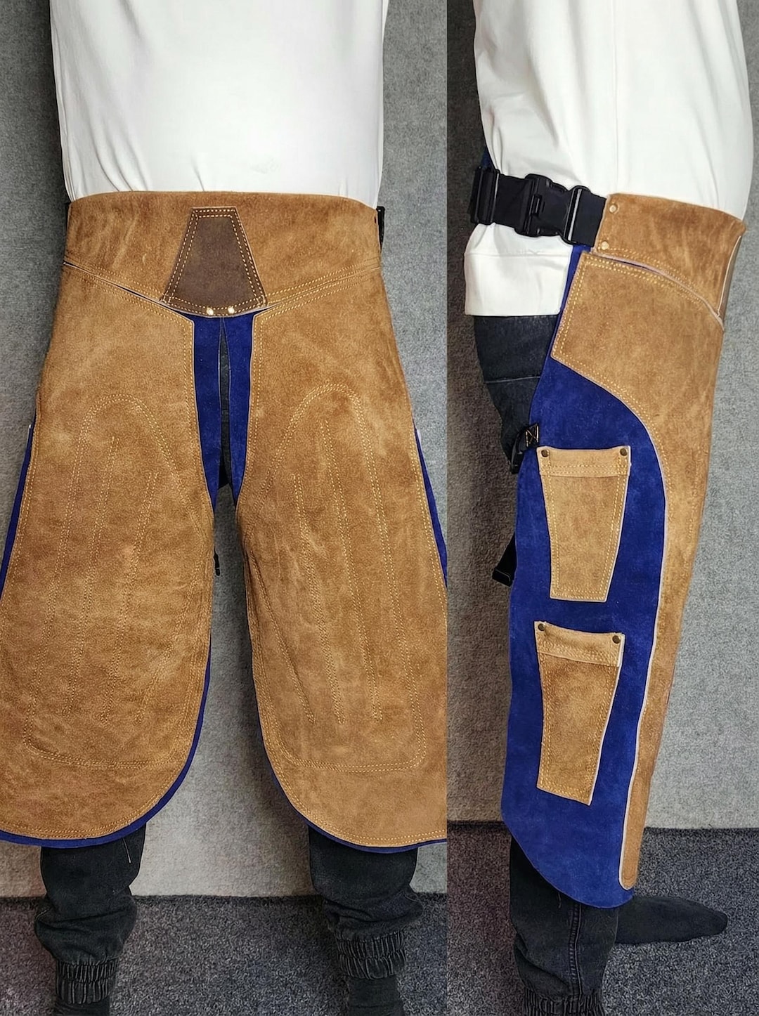 Genuine Cowhide Farrier Apron, Leather Horse Shoeing Chaps, Blacksmith ...
