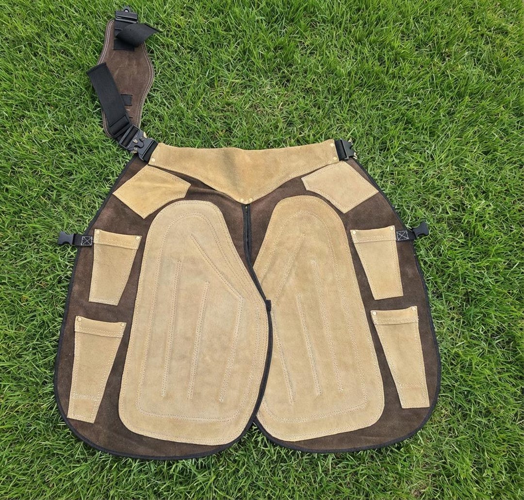 Leather Farrier Apron | Blacksmith Horse Shoeing Chaps | Equestrian ...