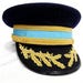 Handmade Reproduction U.S. Army Style Dress Blue & Gold Service Cap ...