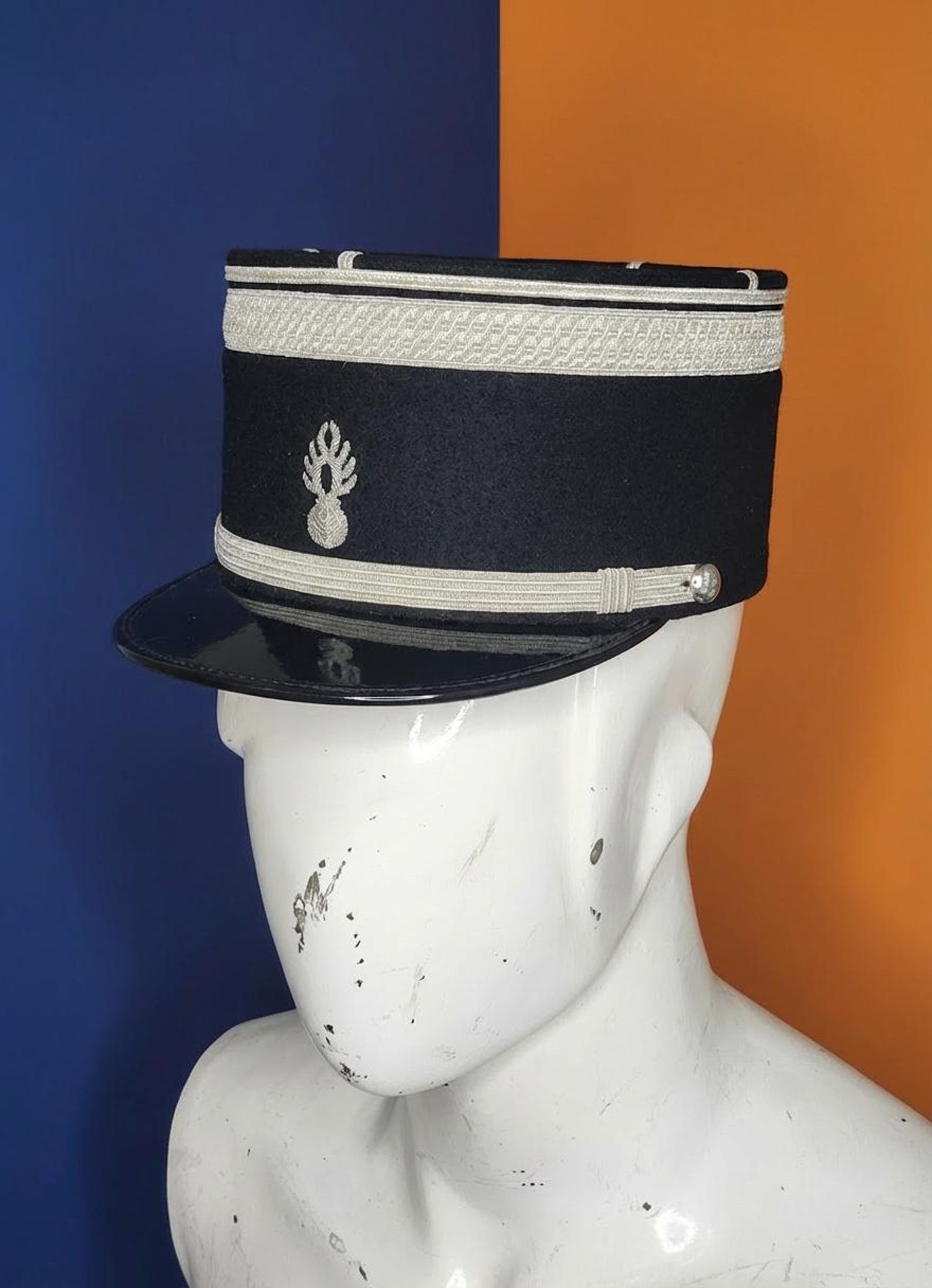 French Kepi Hat, Gendarme Military Officer Cap ,gendarme Un Képi ...