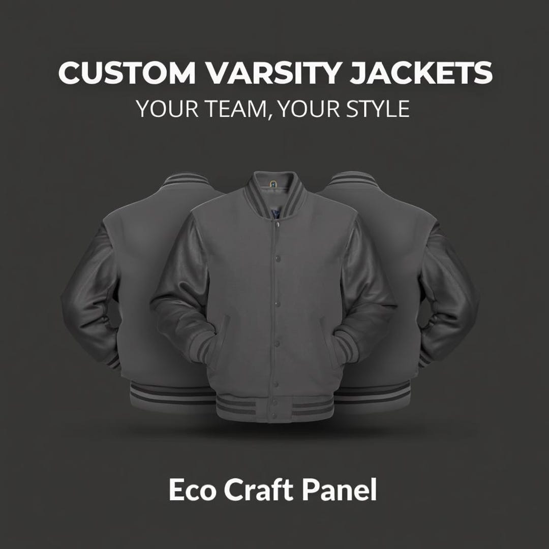 Custom Wool Varsity Jacket | Leather Sleeves, Personalized Bomber - Etsy