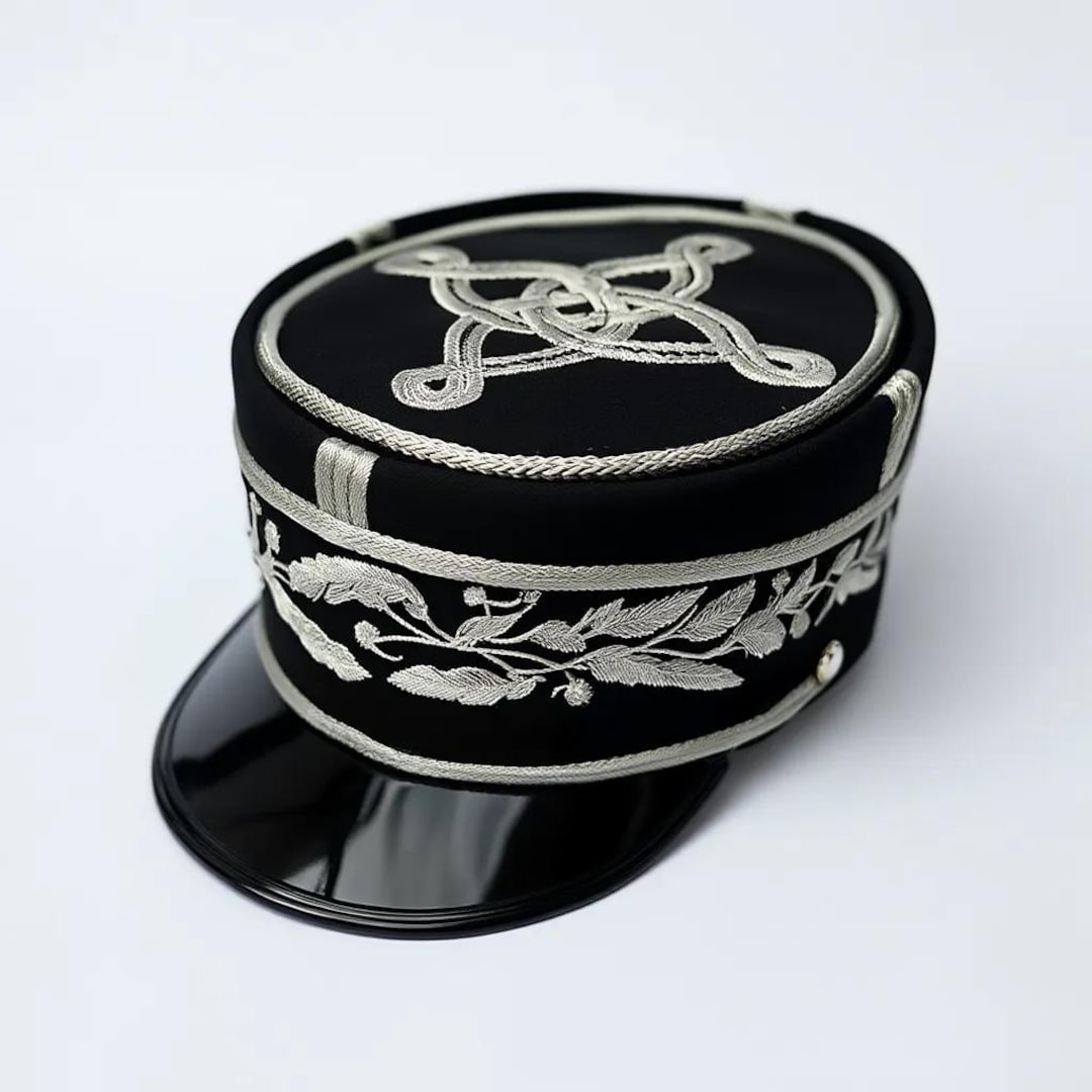 French Police General Kepi | Hand-embroidered Military Officer Hat ...
