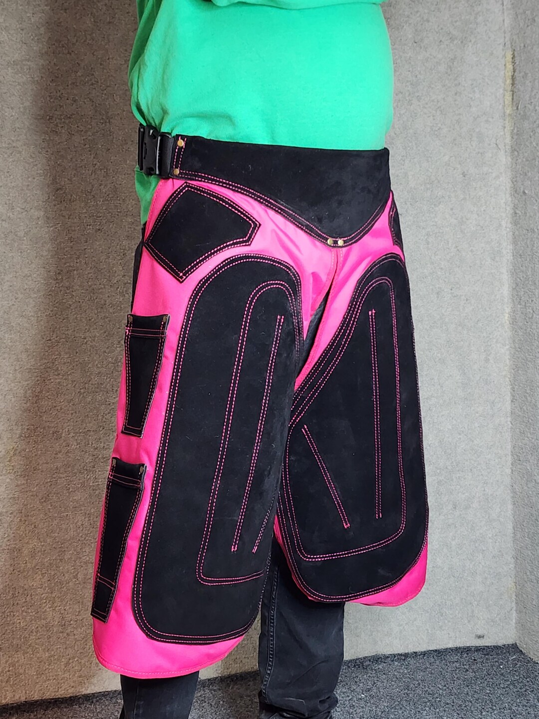 Ladies Leather Farrier Chaps, Women's Horseshoeing Apron, Adjustable ...