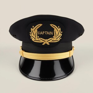 Custom Modified Skipper Yacht Cap – Nautical Kepi Hat, Unisex Sailing ...