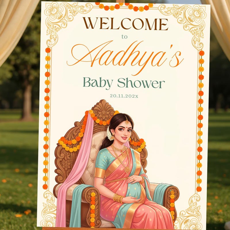 Marigolds Welcome Sign - Etsy