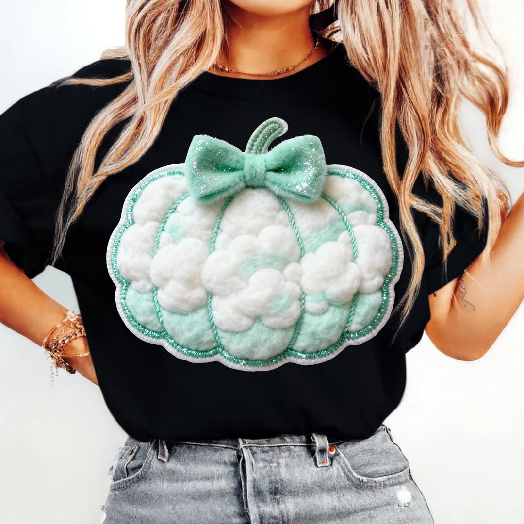 Fluffy Pumpkin Png, Fuzzy Fall Sublimation Design, Realistic Faux Yarn ...