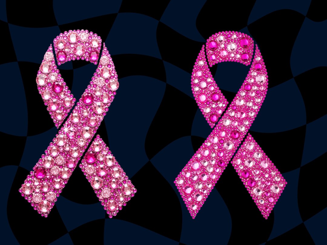 Preppy Glitter Breast Cancer Girly PNG, Trendy Sparkle Fighter Png ...