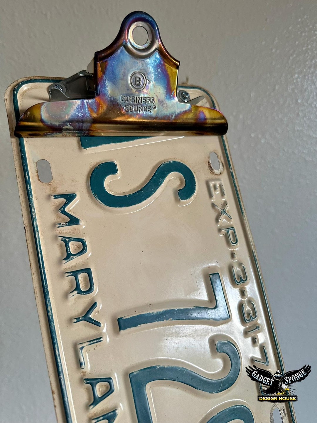 Maryland, Repurposed License Plate Clipboard, State, Wall Decor ...