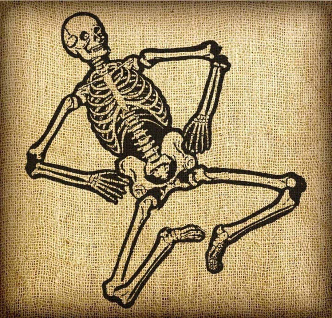 Skeleton Jolly Roger Vintage Artwork Digital Image Transfer Download ...