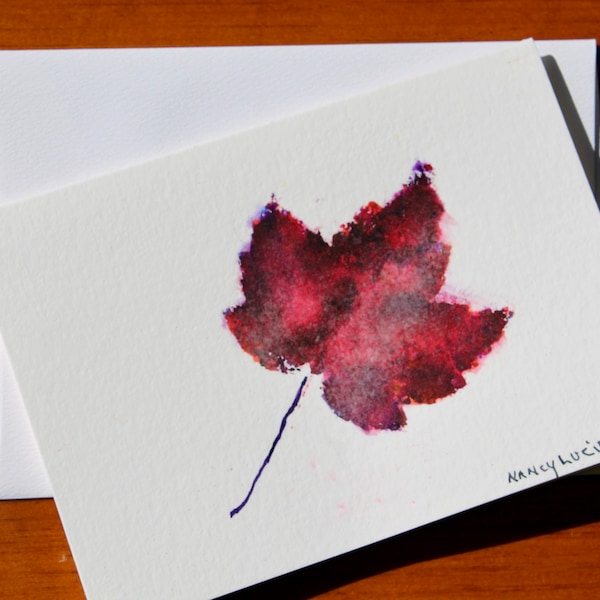 Watercolor Note Card - Etsy