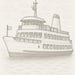 Seattle Ferry Coloring Pack of 5 - Etsy