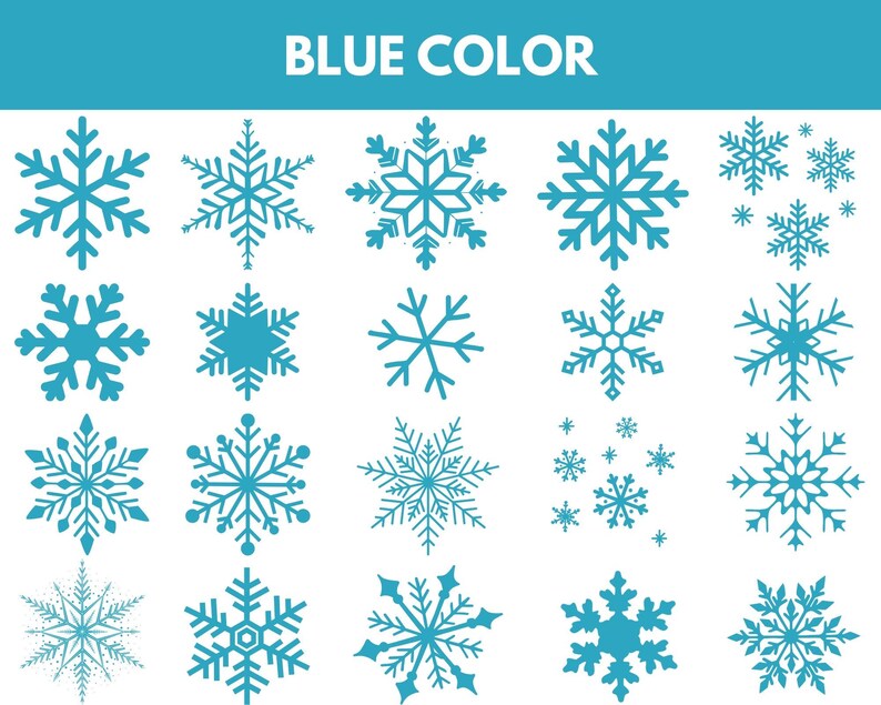 Snowflake SVG Bundle, Winter Snowflake PNG, Christmas Snowflake Cut ...