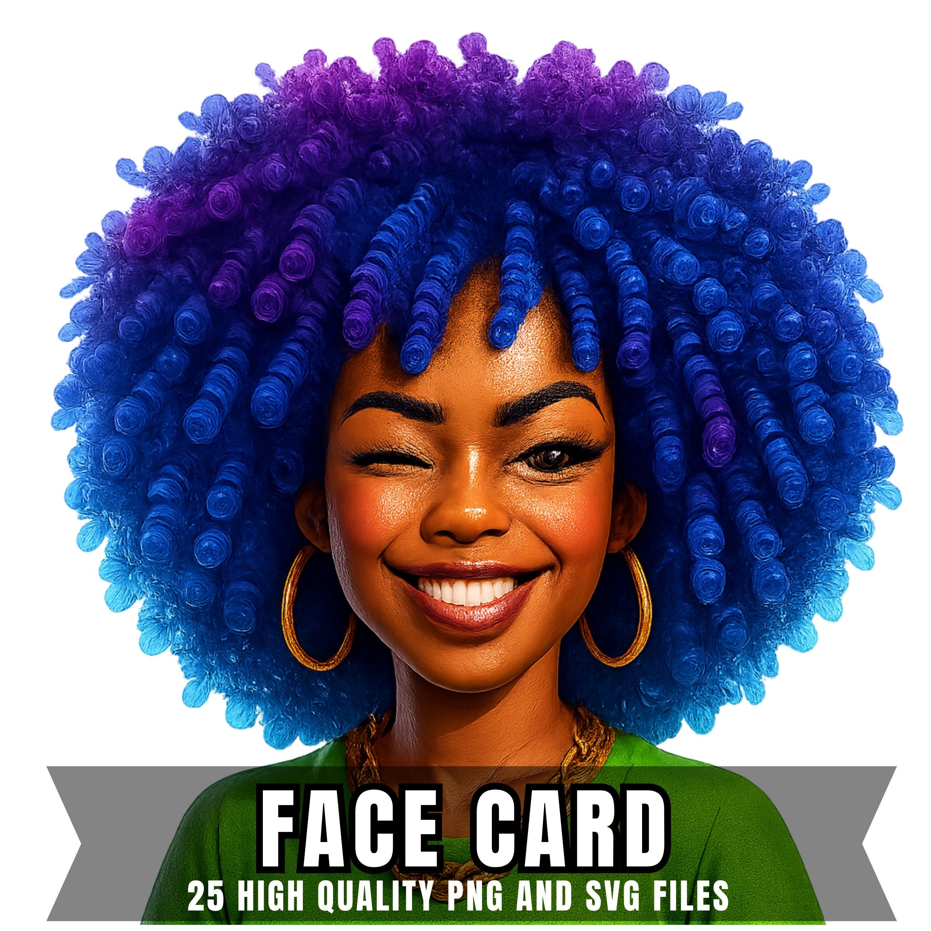 Black Women Clipart Bundle | Afrocentric PNG SVG | African American Plr ...