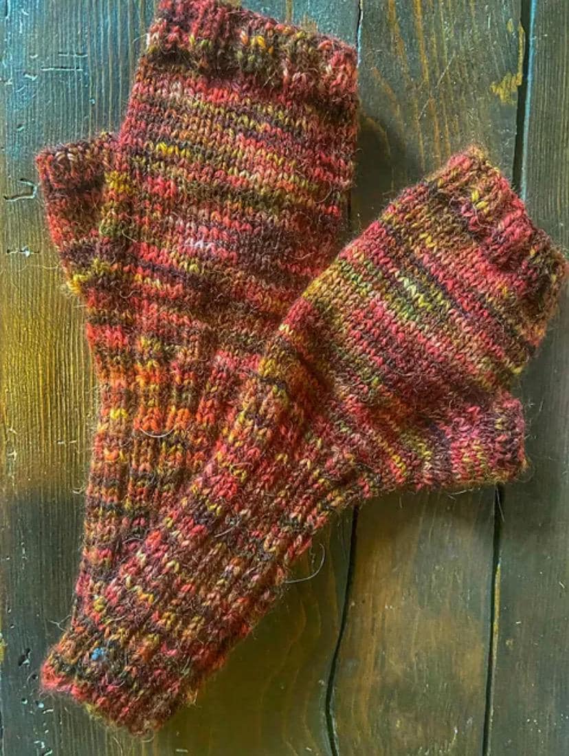 Flip Top Mittens Knitting Pattern: Convertible Fingerless Gloves (PDF ...