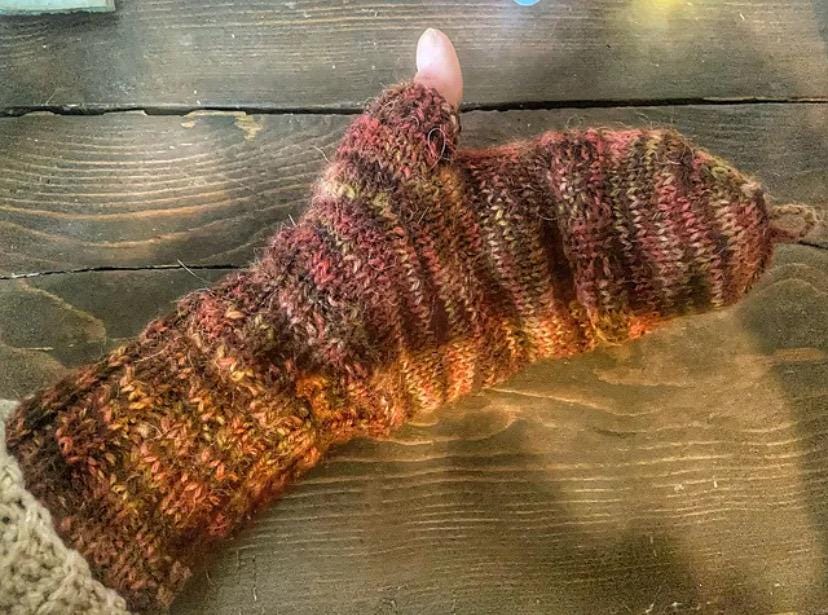 Flip Top Mittens Knitting Pattern: Convertible Fingerless Gloves (PDF ...
