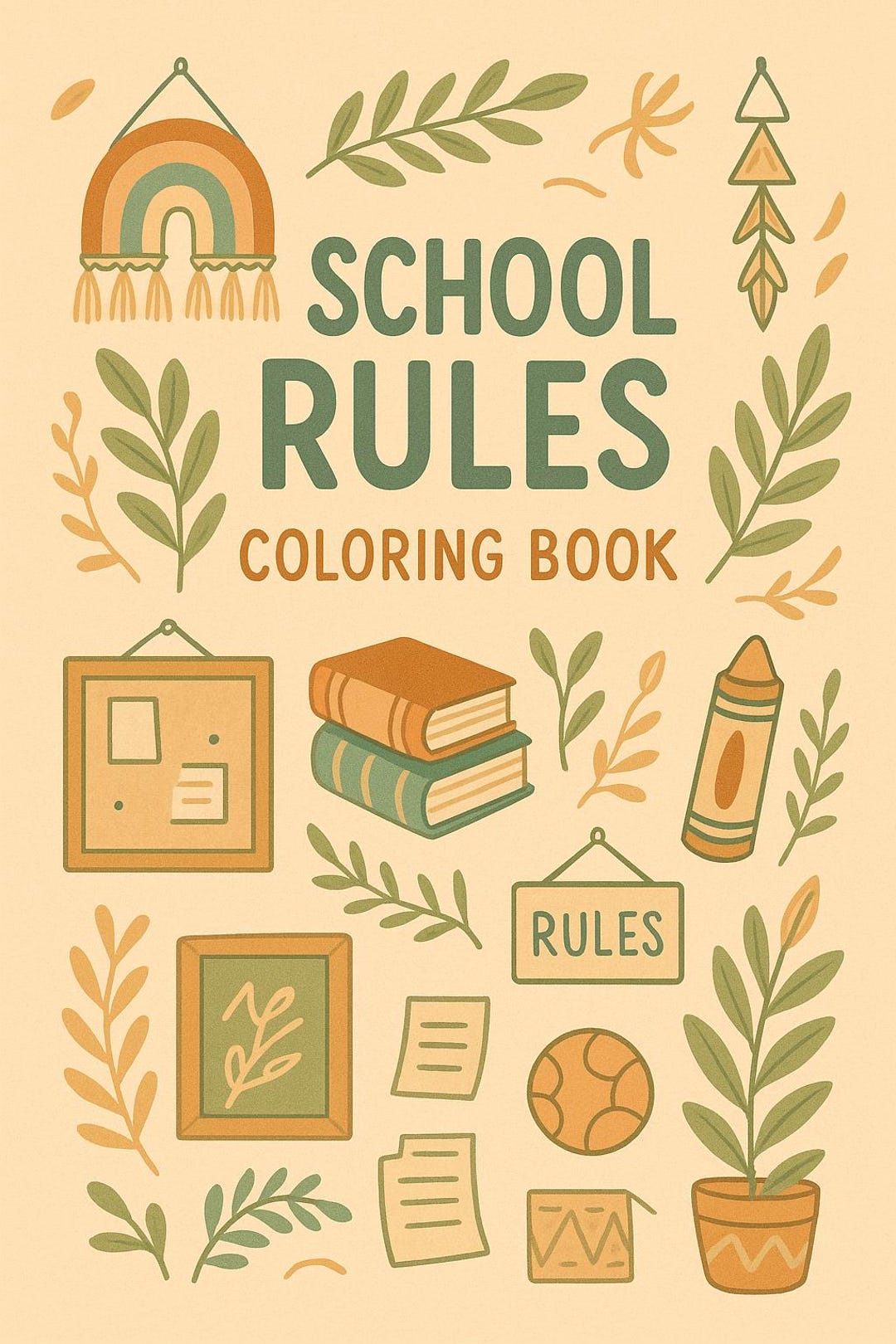 School Rules Coloring Book - Fun Printable for Classroom Behavior ...