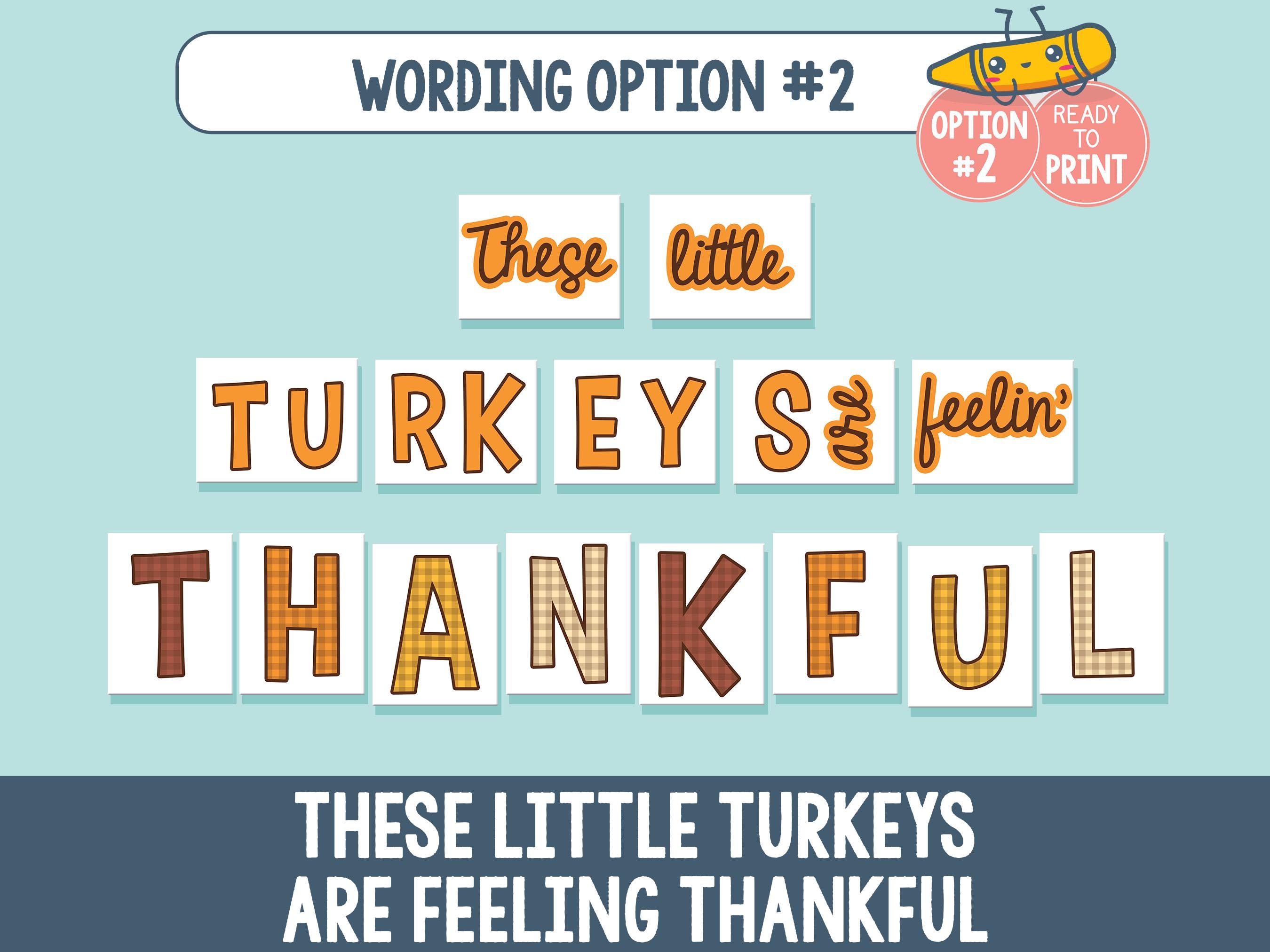 Editable Thanksgiving Bulletin Board Ideas, Thankful Bulletin Board Set ...