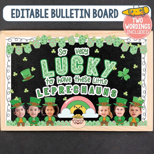 St. Patricks Day Bulletin Board - Etsy