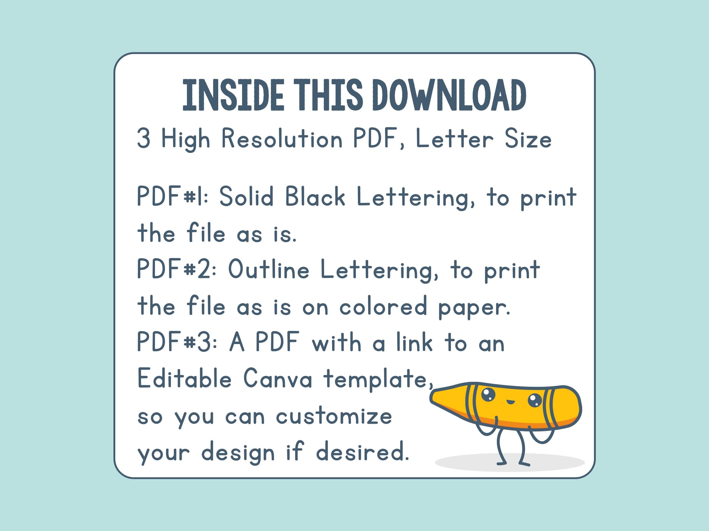 Editable Back to School Board Bulletin Board Set, This is Your Year ...