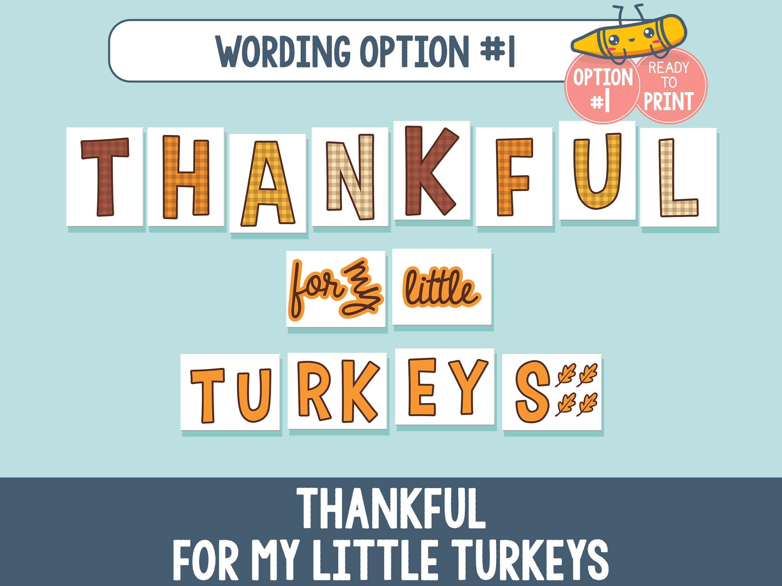 Editable Thanksgiving Bulletin Board Ideas, Thankful Bulletin Board Set ...