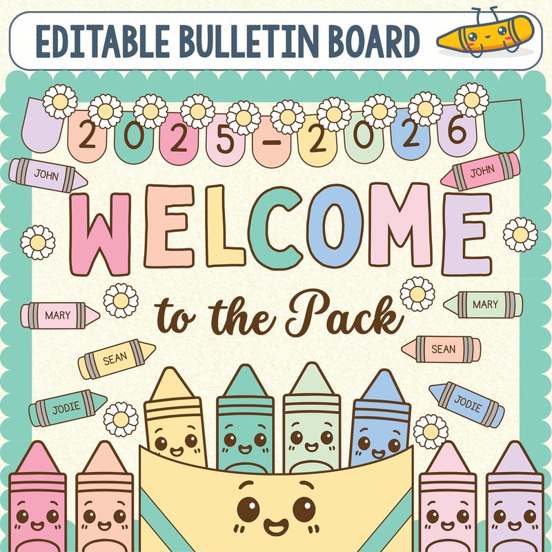 Welcome to Our Pack Bulletin Board - Etsy