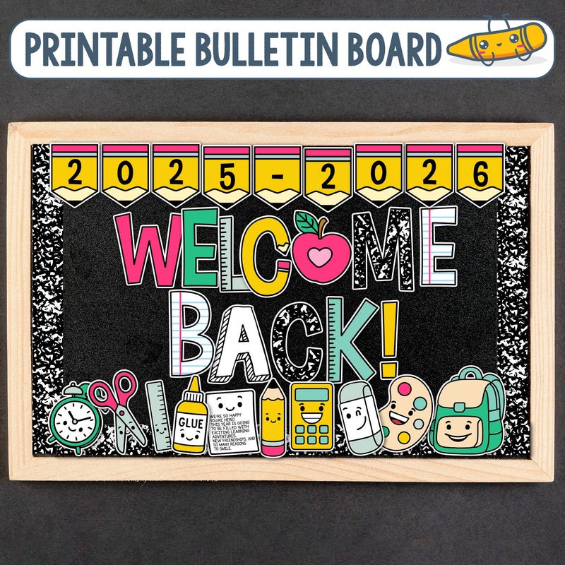 Back to School Bulletin Board - Etsy