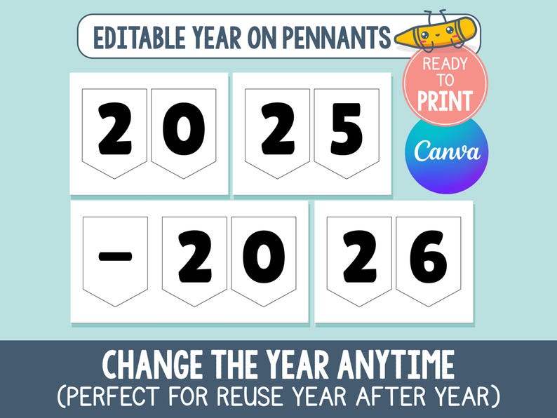 Editable Back to School Board Bulletin Board Set, This is Your Year ...