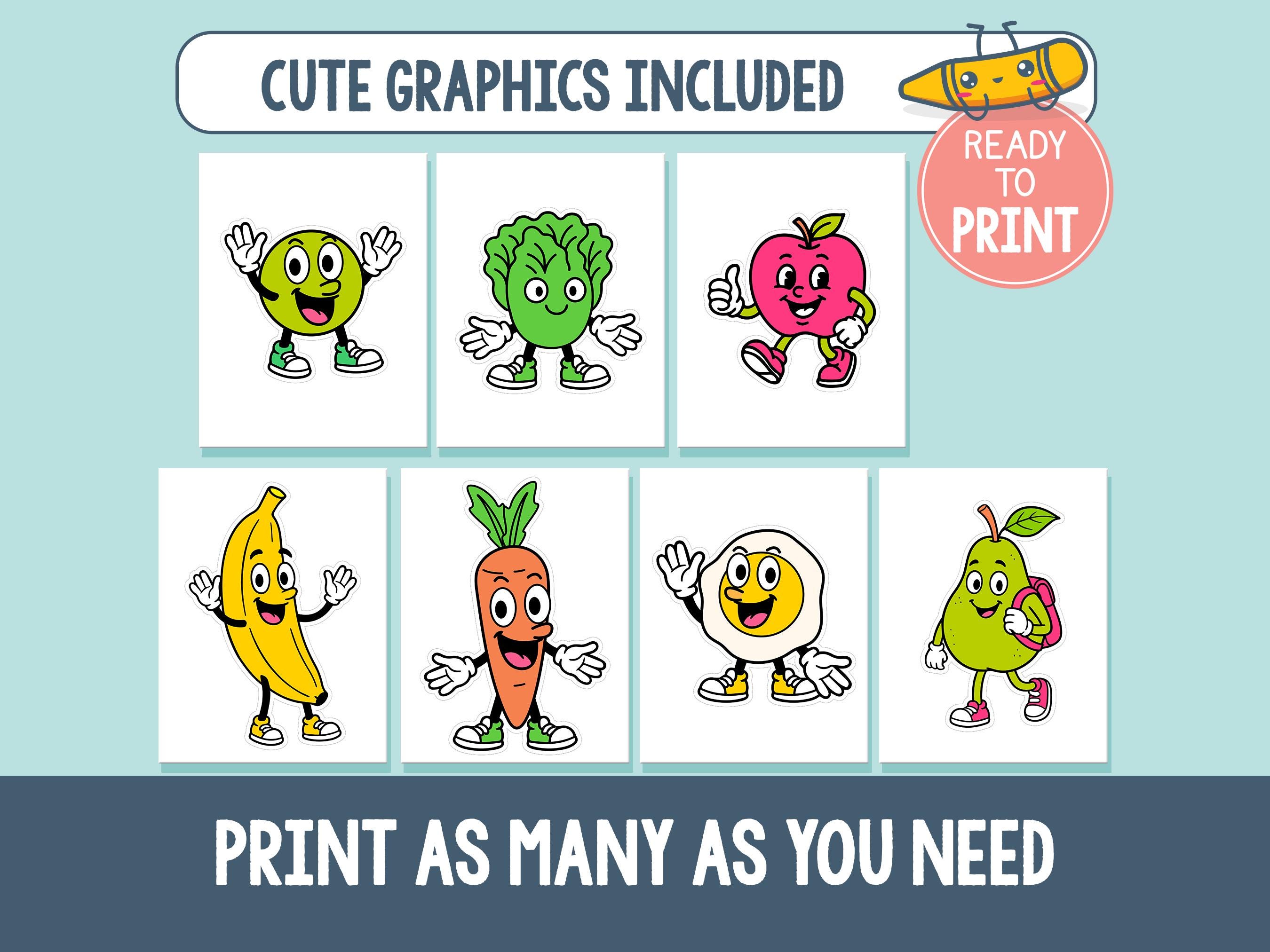 Cafeteria Bulletin Board Kits, Printable Lunchroom Back to School Decor ...