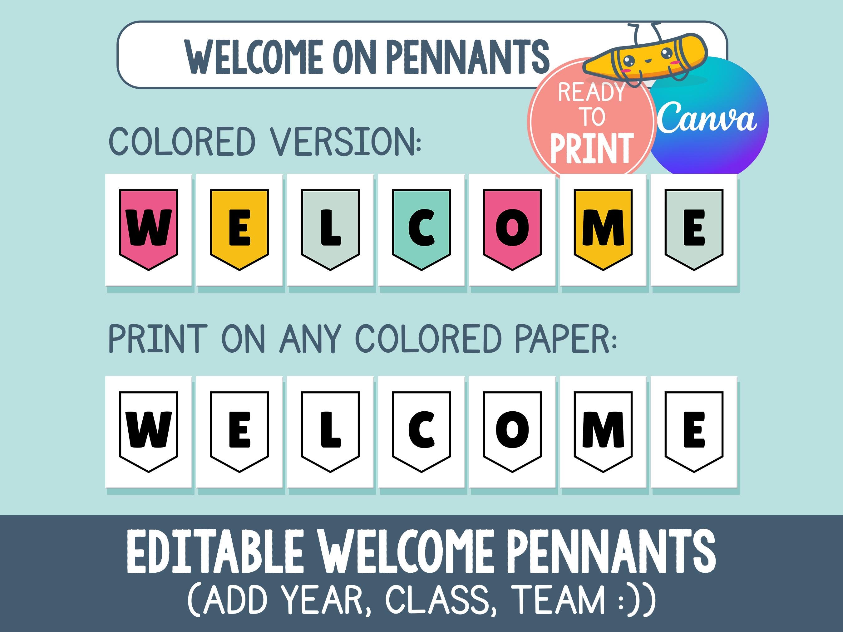 Welcome Back to School Bulletin Board, Editable Bulletin Board Ideas ...