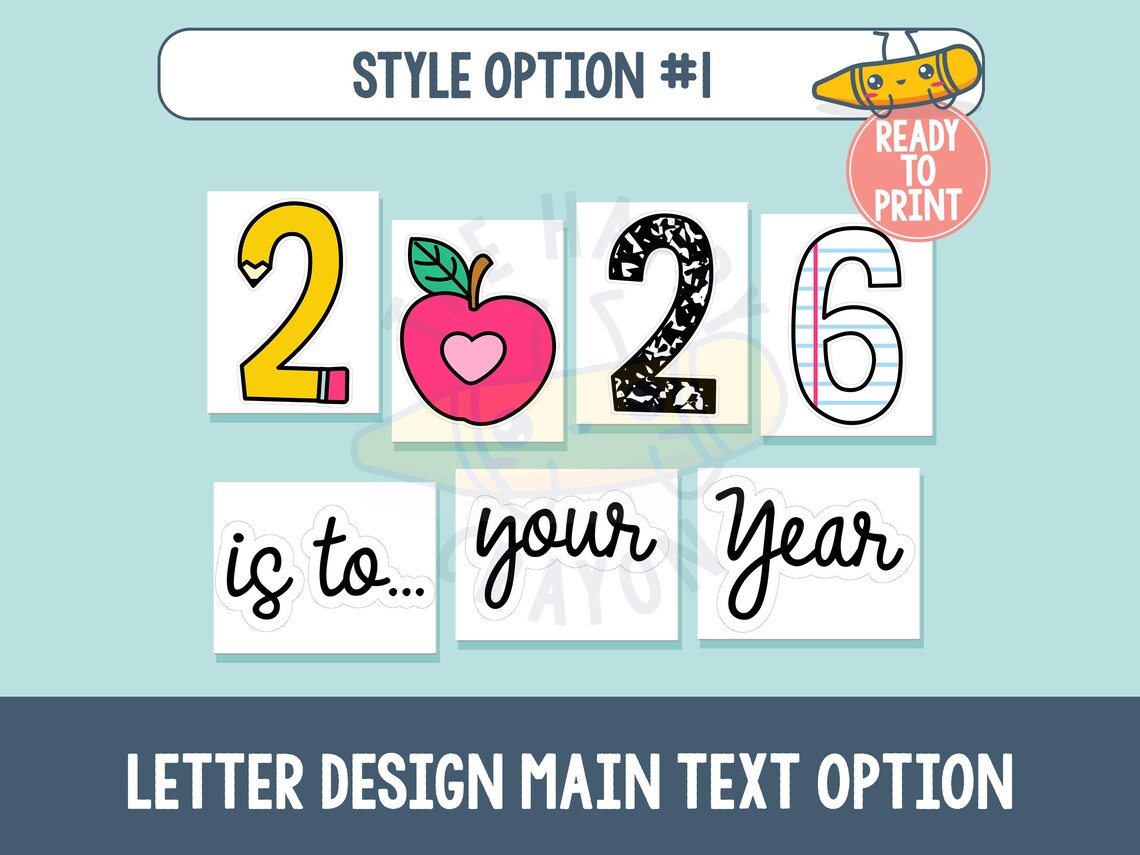 New Year Bulletin Board Kit, January Bulletin Board Ideas, Editable New ...