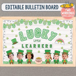 St Patricks Bulletin Board Ideas, March Bulletin Board Kit, Leprechauns ...