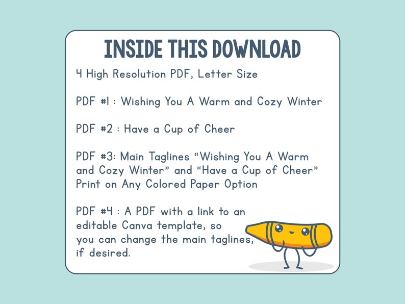 Warm and Cozy Christmas Bulletin Board Kit, Printable December Bulletin ...